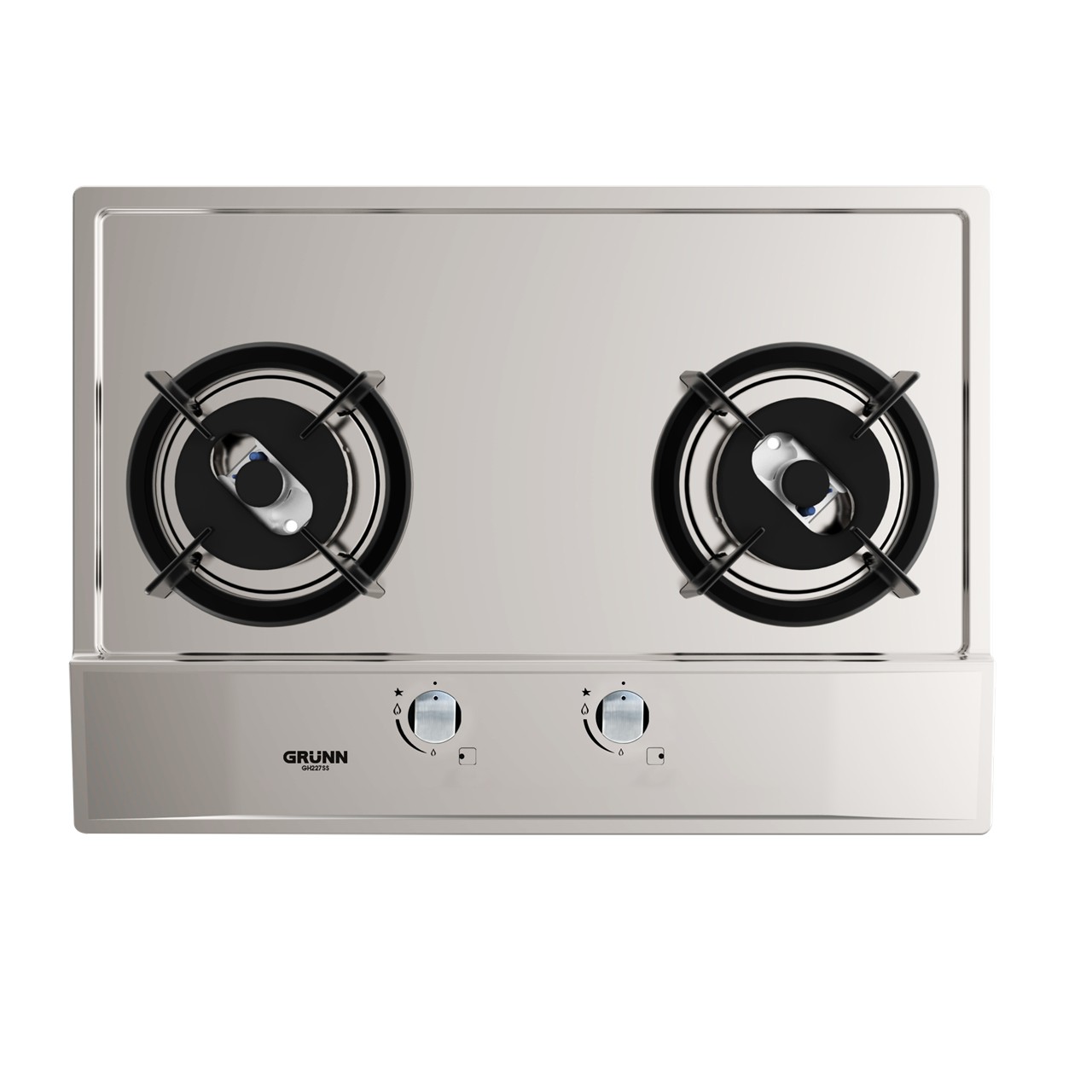 Grunn GH227SS 2-Burner 70cm Stainless Steel Gas Hob